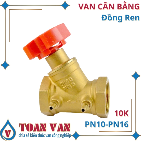 Van cân bằng DN25, D25 phi 25, đồng, inox, gang - Bảng báo giá